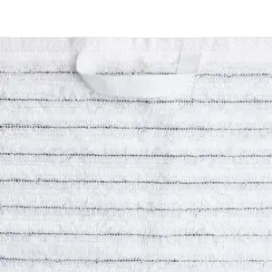 OLIVIERA HOME Stripes Turkish Cotton Terry Bath And Hand Towelset