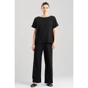 Natori Onsen Wedge Top - Black