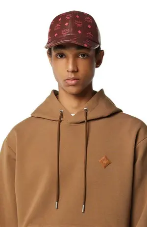 Mcm Essential Logo Patch Ponte Hoodie