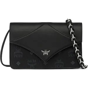 Mcm Mini Diamond Shoulder Bag In Visetos Leather Mix