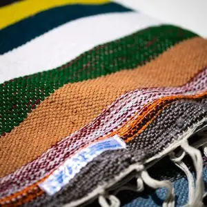 PUEBCO Surplus Yarn Rug Striped Rug