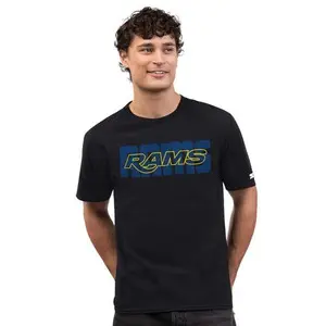 STARTER Los Angeles Rams Smart Tech Prime Time T-shirt - Black