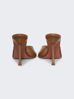 Amina Muaddi Alexa Glass Slipper 95 - Brown