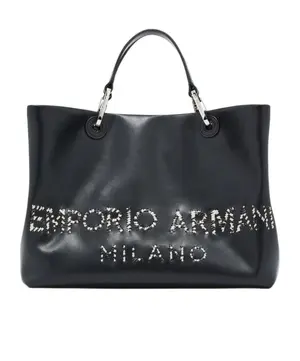 Emporio Armani Logo-appliqué Tote Bag