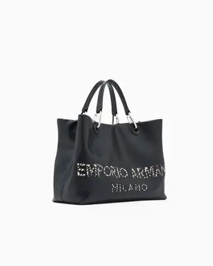 Emporio Armani Logo-appliqué Tote Bag