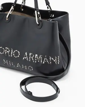 Emporio Armani Logo-appliqué Tote Bag