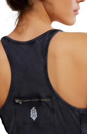 Free People Hot Shot Sleeveless Maxi Dress - Black