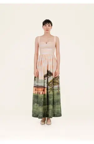 Agua Bendita Jaspe Paraiso Maxi Dress