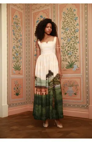 Agua Bendita Jaspe Paraiso Maxi Dress