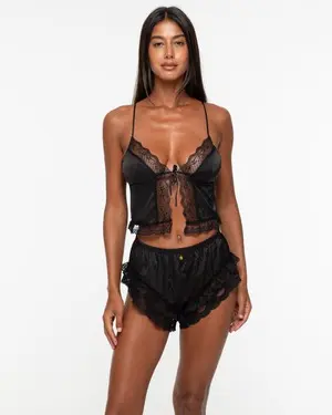 ONE EMPIRE Kaia Lace Camisole Short Set