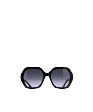 Carolina Herrera Geometric Frame Sunglasses