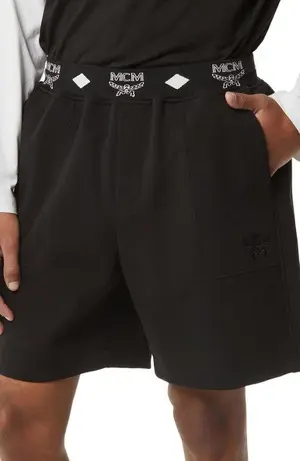 Mcm Essential Logo Ponte Shorts