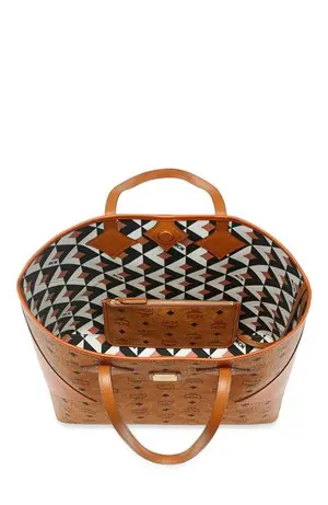 Mcm Large Visetos Shopper Bag