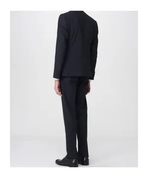 Emporio Armani Single-breasted Tailored Suit - Black
