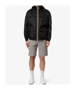K-WAY Clad Extra Light Hooded Performance Jacket - Black Solid