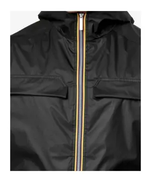 K-WAY Clad Extra Light Hooded Performance Jacket - Black Solid