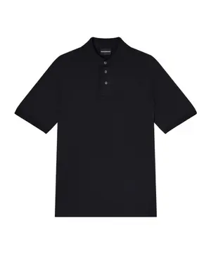 Emporio Armani Textured Polo Shirt