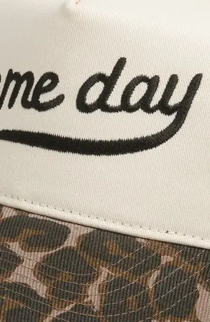 FRIDAY FEELIN’ Game Day Embroidered Trucker Hat