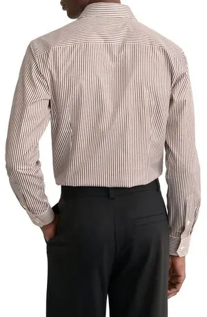 Eton Slim Fit Bengal Stripe Dress Shirt