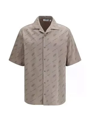 Off-White Monogram-print Short-sleeved Shirt