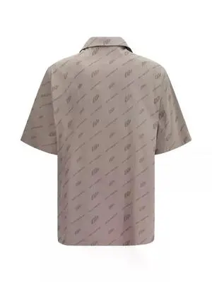 Off-White Monogram-print Short-sleeved Shirt