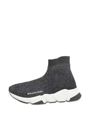 Balenciaga Speed Trainer Glitter Knit Sneakers