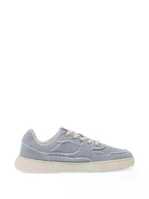BAREBARICS Frayed-edge Panelled Sneakers