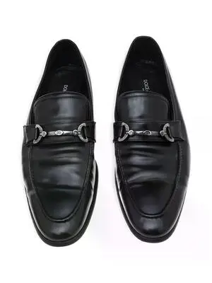 Dolce & Gabbana Leather Horsebit Loafers
