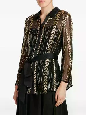 TEMPERLEY LONDON Viola Bead-embellished Shirt