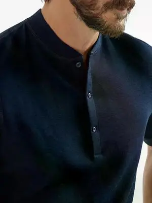 Brunello Cucinelli Button-down Short-sleeve Polo Shirt