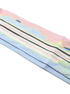 Hermès 2010s Twilly Les Chiens Parisiens Scarf