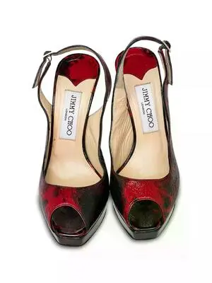 JIMMY CHOO 115mm Peep-toe Heeled Sandals