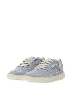BAREBARICS Zing Denim Frayed-edge Panelled Sneakers