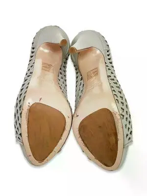 Miu Miu Laser-cut Platform Pumps