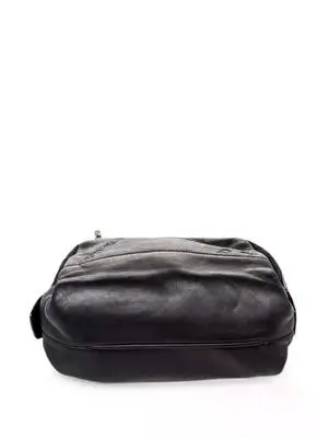 Carolina Herrera Embossed Shoulder Bag - Black