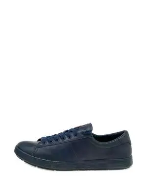 Prada Leather Low-top Sneakers - Blue