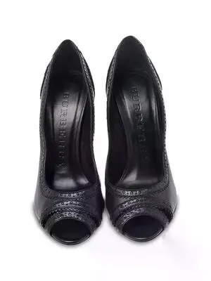 Burberry Peep-toe Stiletto Pumps