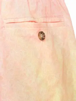MC2 SAINT BARTH Peach Octopus Print Swim Shorts