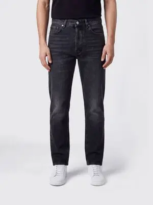 HAIKURE Straight Cotton Denim Jeans - Black