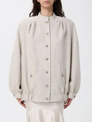 Alessandra Rich Textured Jacket - Beige