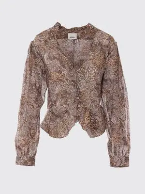 Isabel Marant Étoile Celeny Cotton Voile Shirt - Ocher
