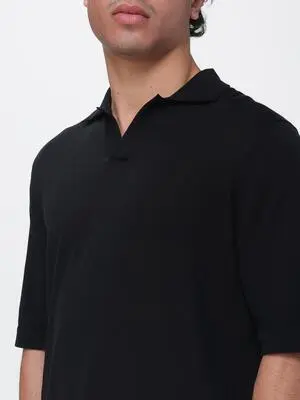 BALLANTYNE Cotton Knit Polo Shirt
