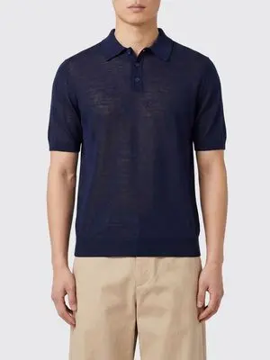 BALLANTYNE Silk And Cashmere Polo Shirt - Blue