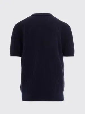 BOSS Interwoven Cotton Knit Polo Shirt
