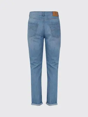 Brunello Cucinelli Cotton Straight Jeans - Denim
