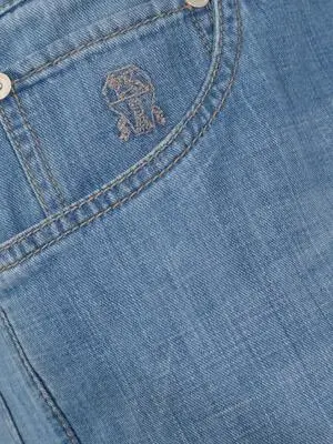 Brunello Cucinelli Cotton Straight Jeans - Denim