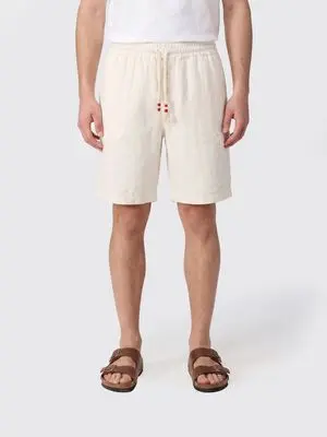 MC2 SAINT BARTH Cotton Cargo Shorts - Cream