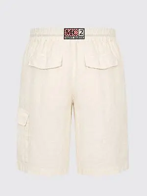MC2 SAINT BARTH Cotton Cargo Shorts - Cream