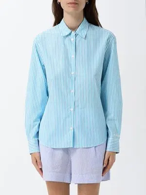 MC2 SAINT BARTH Striped Shirt - Gnawed Blue 1