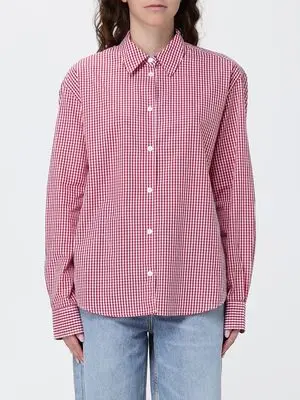 MC2 SAINT BARTH Striped Button-up Shirt - Red